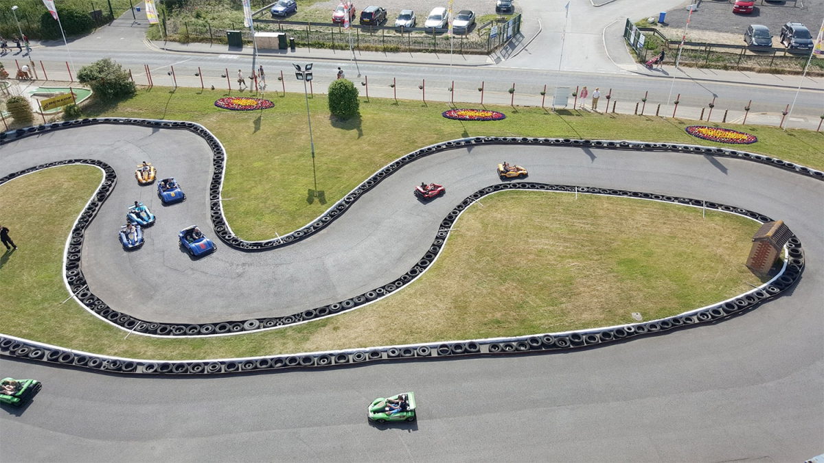 Go-karts at Brean Theme Park, £5 per Kart single or double